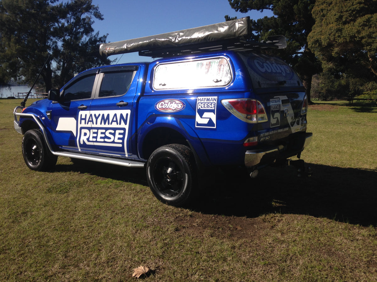 Towing — Tagged "Model: Courier PH 4D Ute MTO; LPG Variants" — Coldys