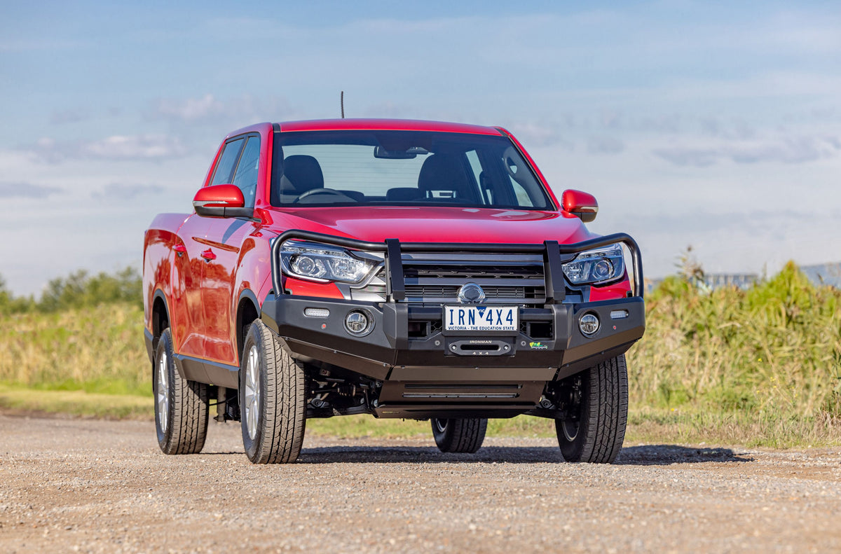 Commercial Deluxe Bull Bar to suit Ssanyong Musso Q215 5/2021 & 4/2022 ...