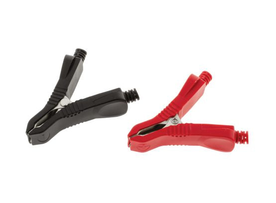 PKT 2 BATTERY CLAMPS BLACK & RED CLAMPS SUITS HULK BATTERY — Coldys